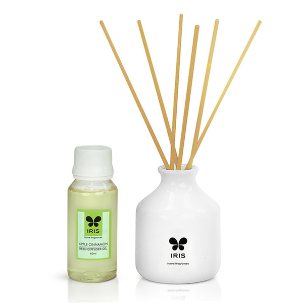 IRIS Apple Cinnamon Reed Diffuser Set 101 – IRIS Home Fragrances