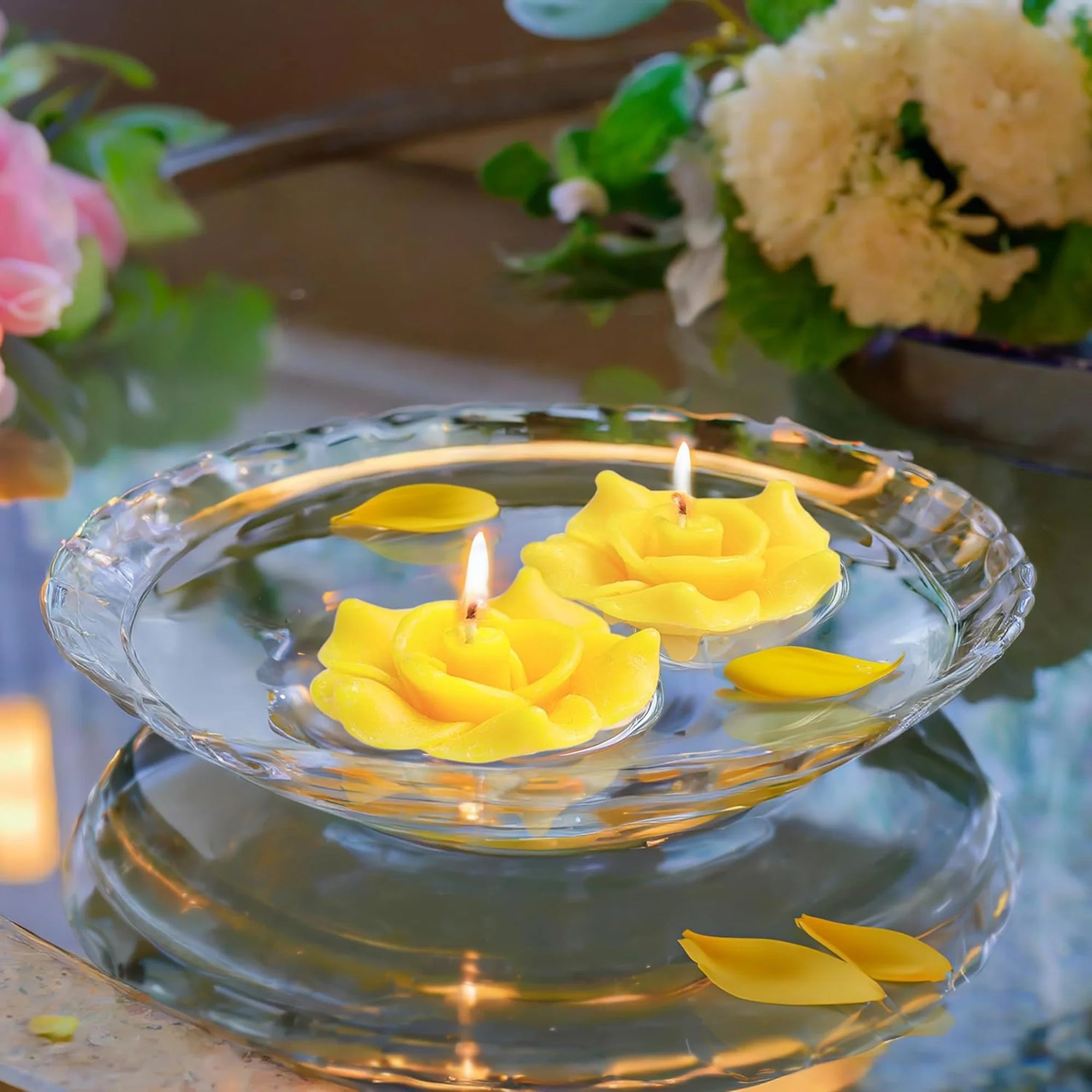 IRIS Frangipani Floater Candle Pack of 8 – IRIS Home Fragrances