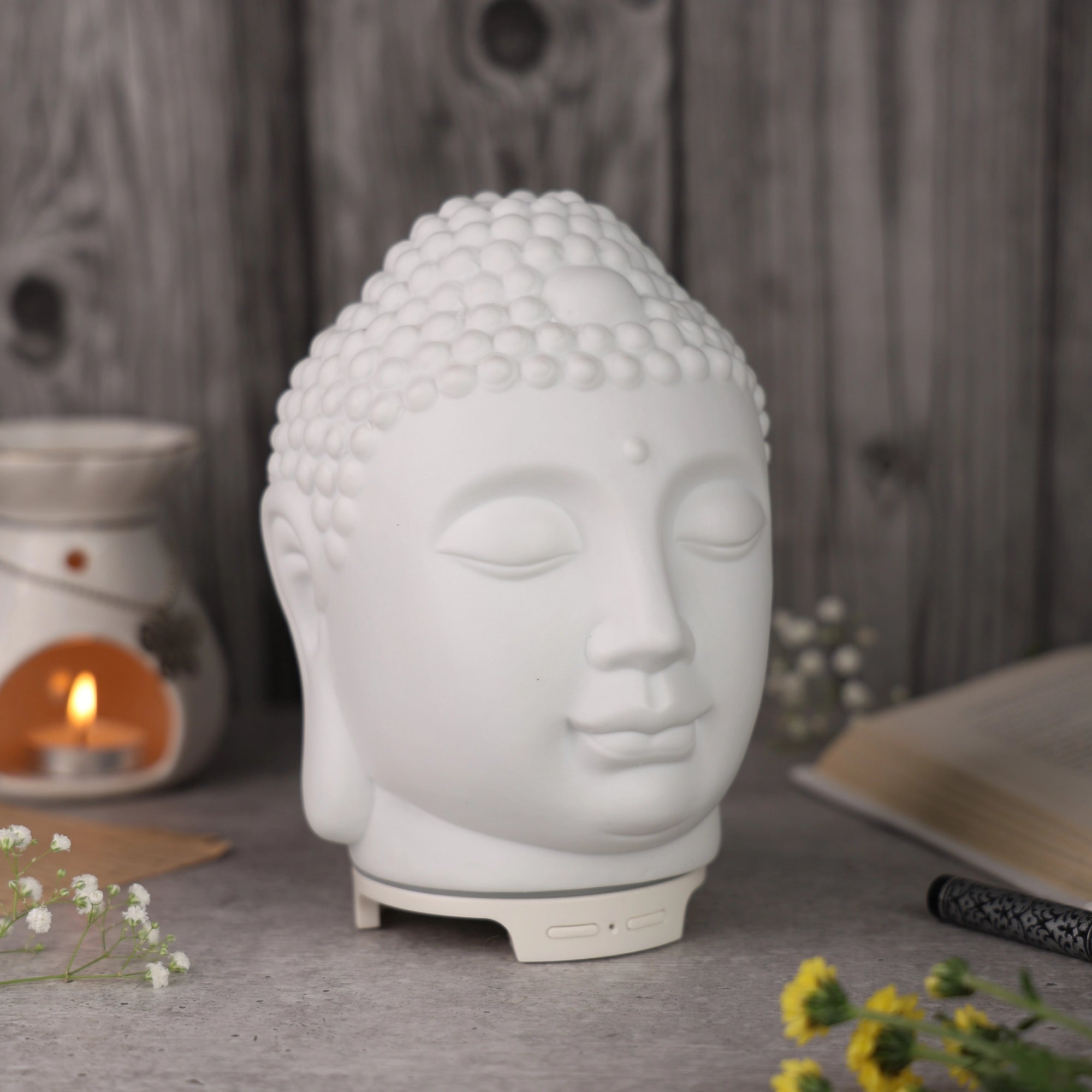 Buddha Ceramic Ultrasonic Aroma Diffuser – IRIS Home Fragrances